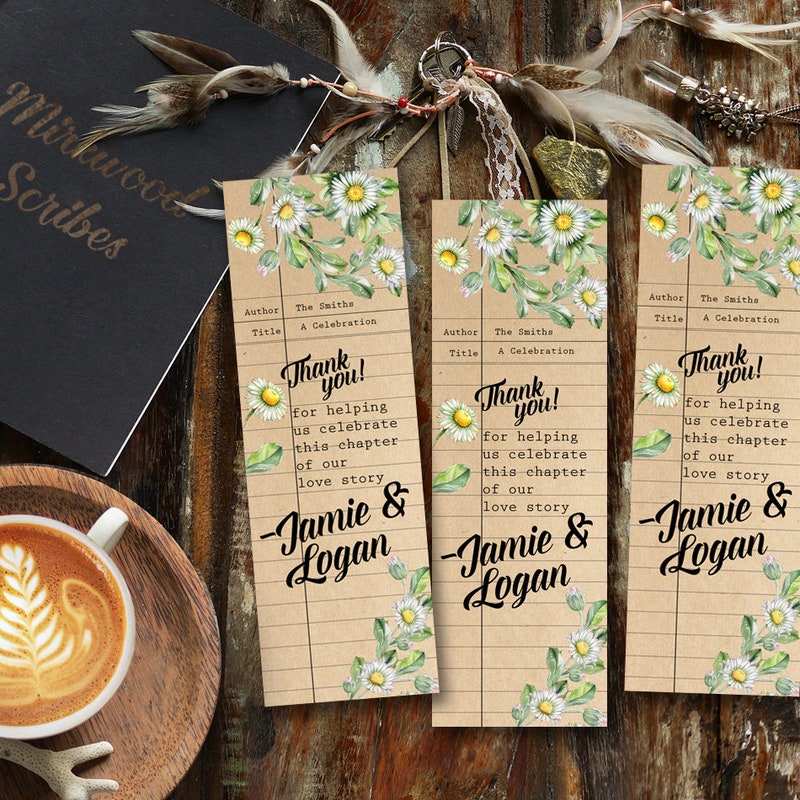 Party Favor Bookmark - Etsy