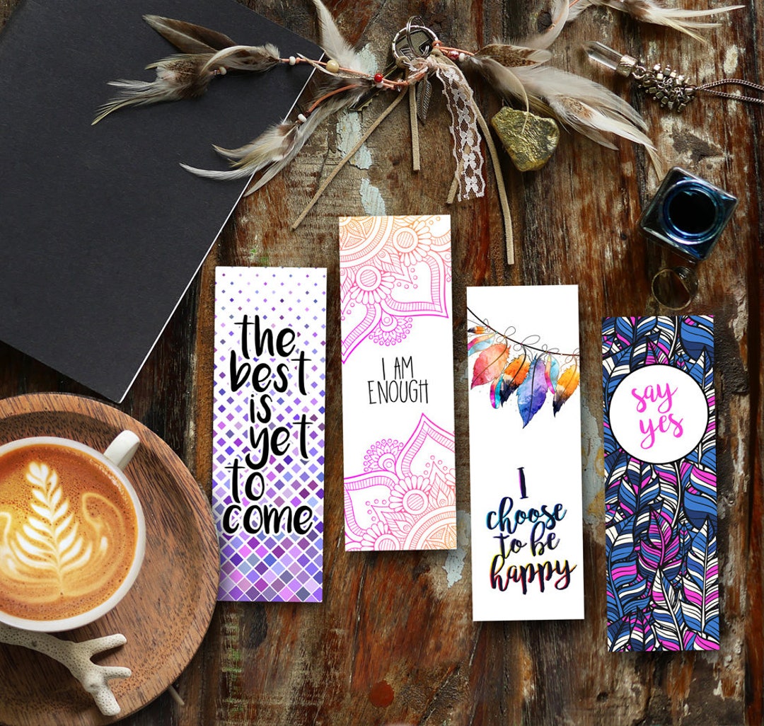 Positive Affirmation Bookmarks | Encouragement and Positive Bookmarks ...