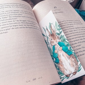 Adorable Peter Rabbit Bookmark, Beatrix Potter's Peter Rabbit ...