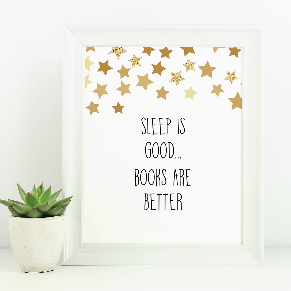 Sleep is Good... Books Are Better Printable Bibliophile DIY - Etsy