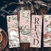 Enchanted Forest Printable Bookmarks, Celestial Gift, Rabbit and Moon ...