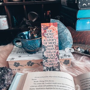 Romeo and Juliet Bookmark, Shakespeare Bookmark, Literary Gift, Gift ...