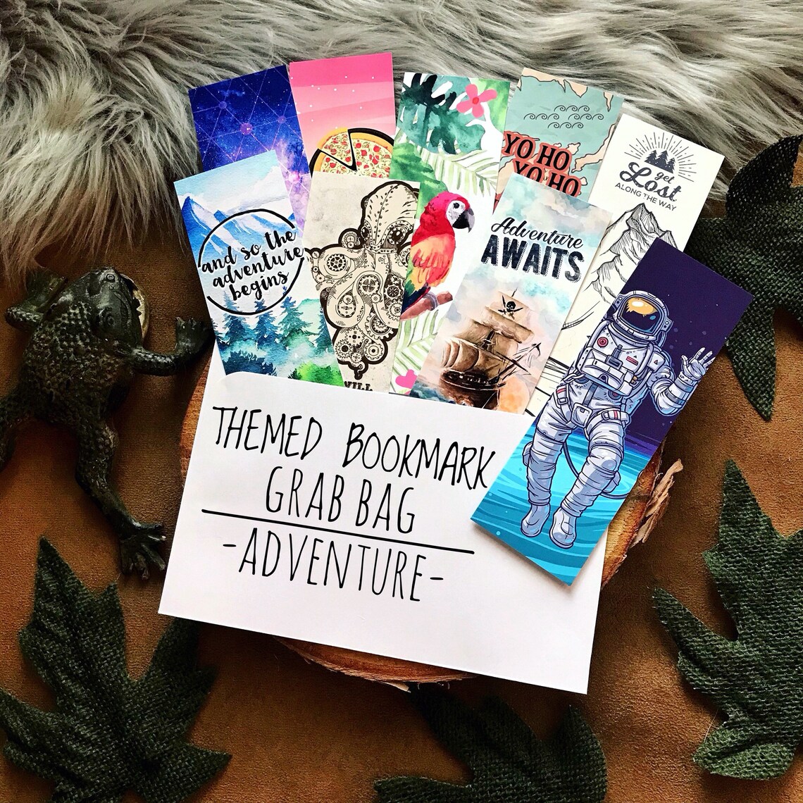 Deluxe Bookmark Grab Bag 9 Themed Laminated Bookmarks Blind - Etsy