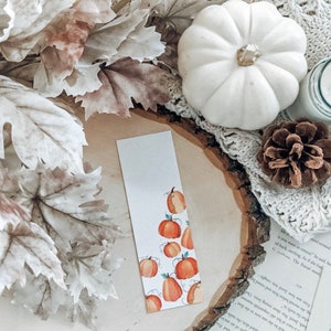 Pumpkin Bookmark, Pumpkins Stack Halloween Bookmarks, Fall Themed ...