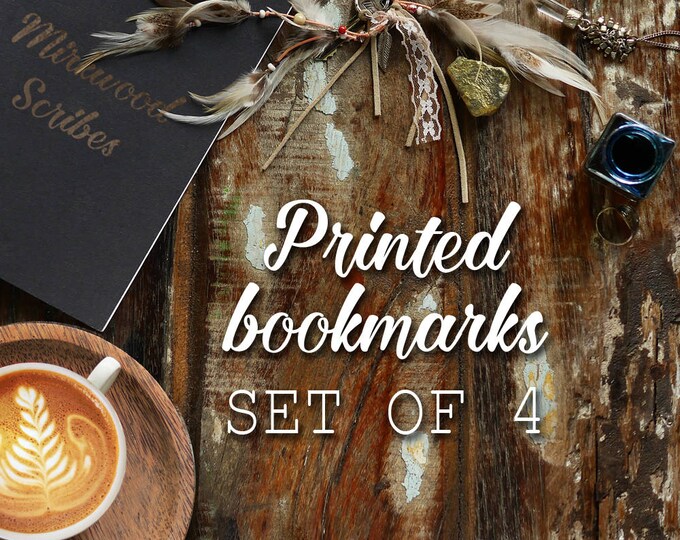 Print My Bookmarks, Set of 4 Printed Bookmarks, You Pick Your Set, I ...