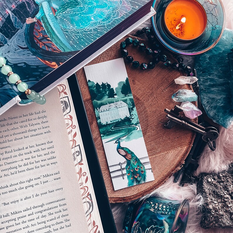 Peacock Printable Bookmarks, Watercolor Peacock Feathers Bookmark Set ...