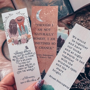 Big Bookmark Bundle, Set of Bookmarks, 25 Surprise Handmade Paper ...