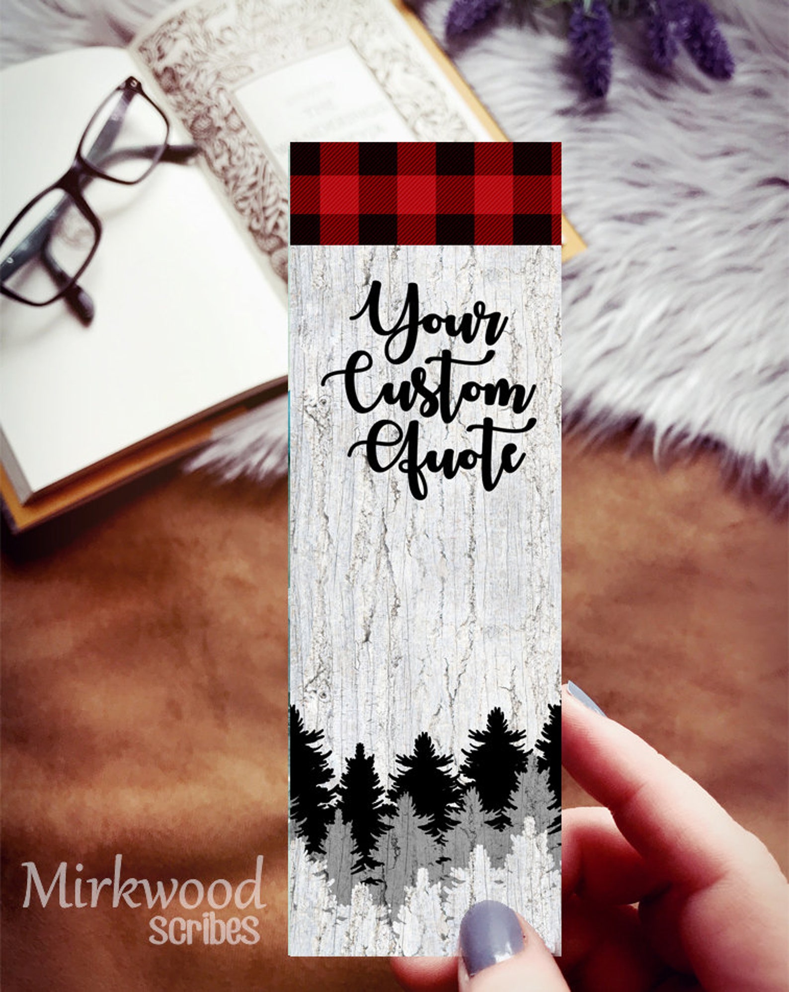 Personalized Bookmark, Customized Quote or Name Bookmark, Create Your ...