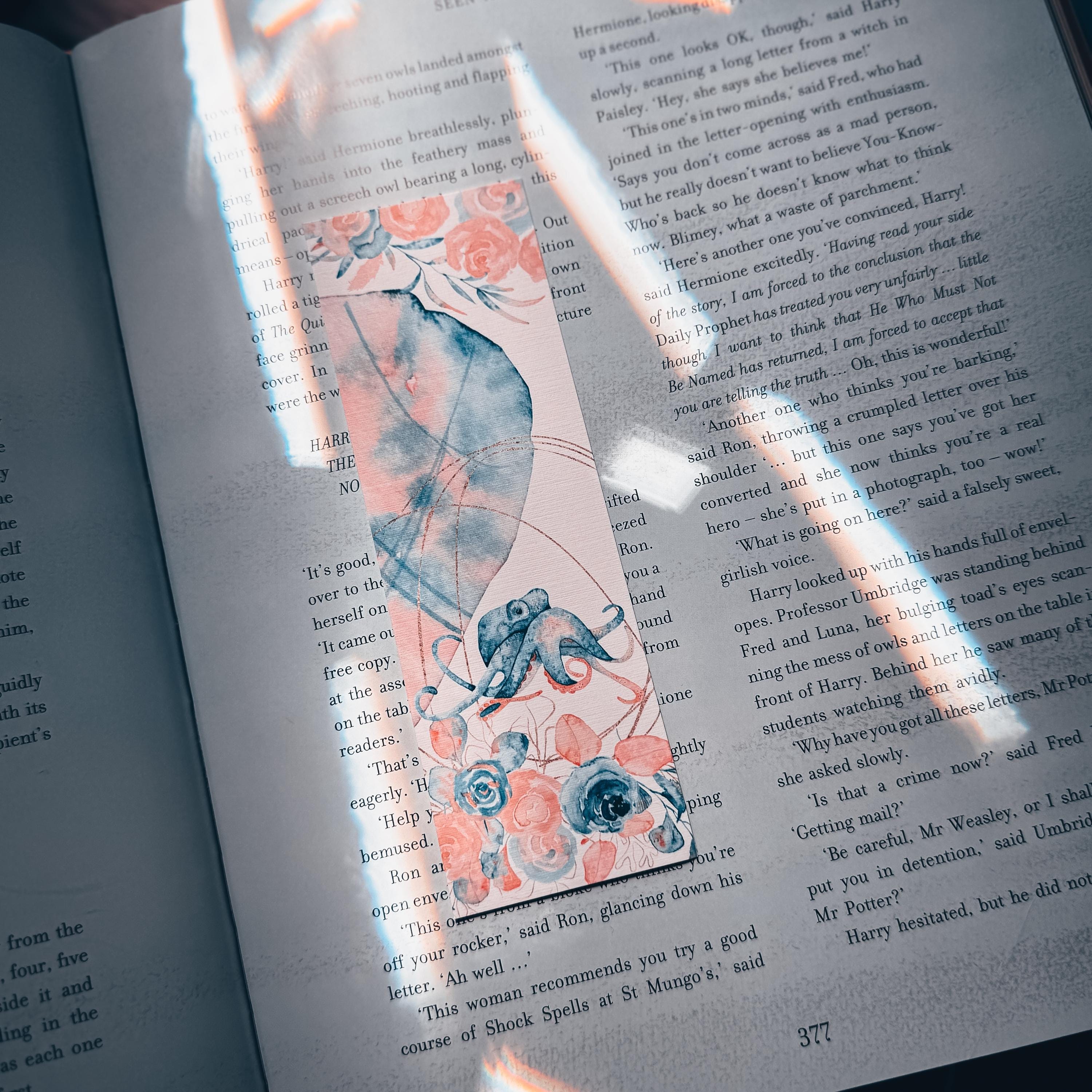 Ocean Life Watercolor Bookmarks, Printable Whale Bookmark, Blue and ...
