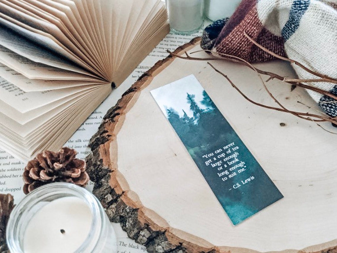 Printable Watercolor Literary Quotes Bookmarks Uniquely - Etsy