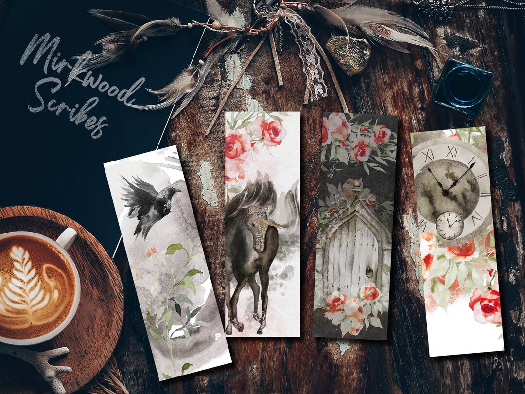 Fairy Tale Bookmarks, Dark Fairy Tale Instant Download Printable ...