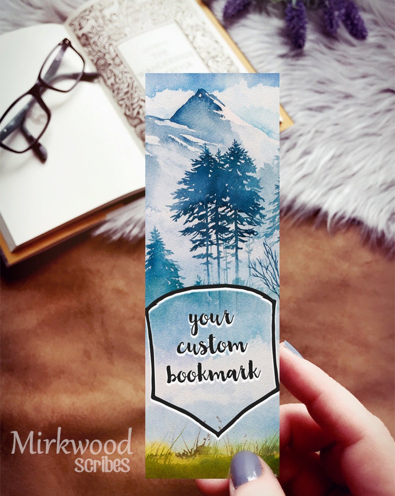 Personalized Bookmark Customized Quote or Name Bookmark - Etsy