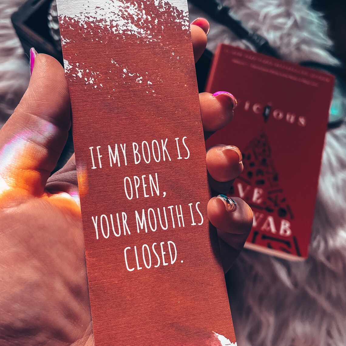 If My Book is Open, Your Mouth is Closed Bookmark, Snarky Bookmark ...