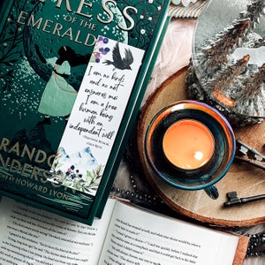 Jane Eyre Quote Bookmark, Watercolor Women Empowerment Literary Gift ...