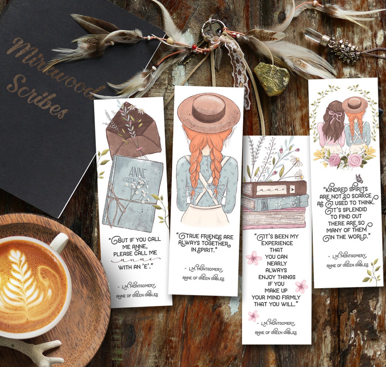 Anne of Green Gables Printable Bookmarks Kindred Spirits | Etsy Canada