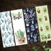 Succulent Bookmarks, Printable Cactus Bookmarks, Cactus Party Favors ...
