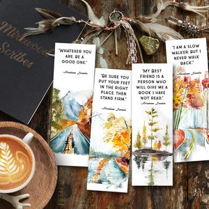 Fall Themed Abraham Lincoln Quote Bookmark, Fall Bookmark, Abe Lincoln ...