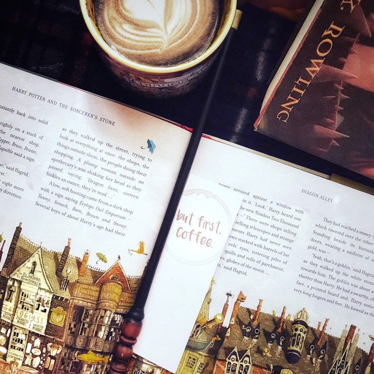 But First Coffee Bookmark, Coffee and Books, Co-worker Gift - Etsy
