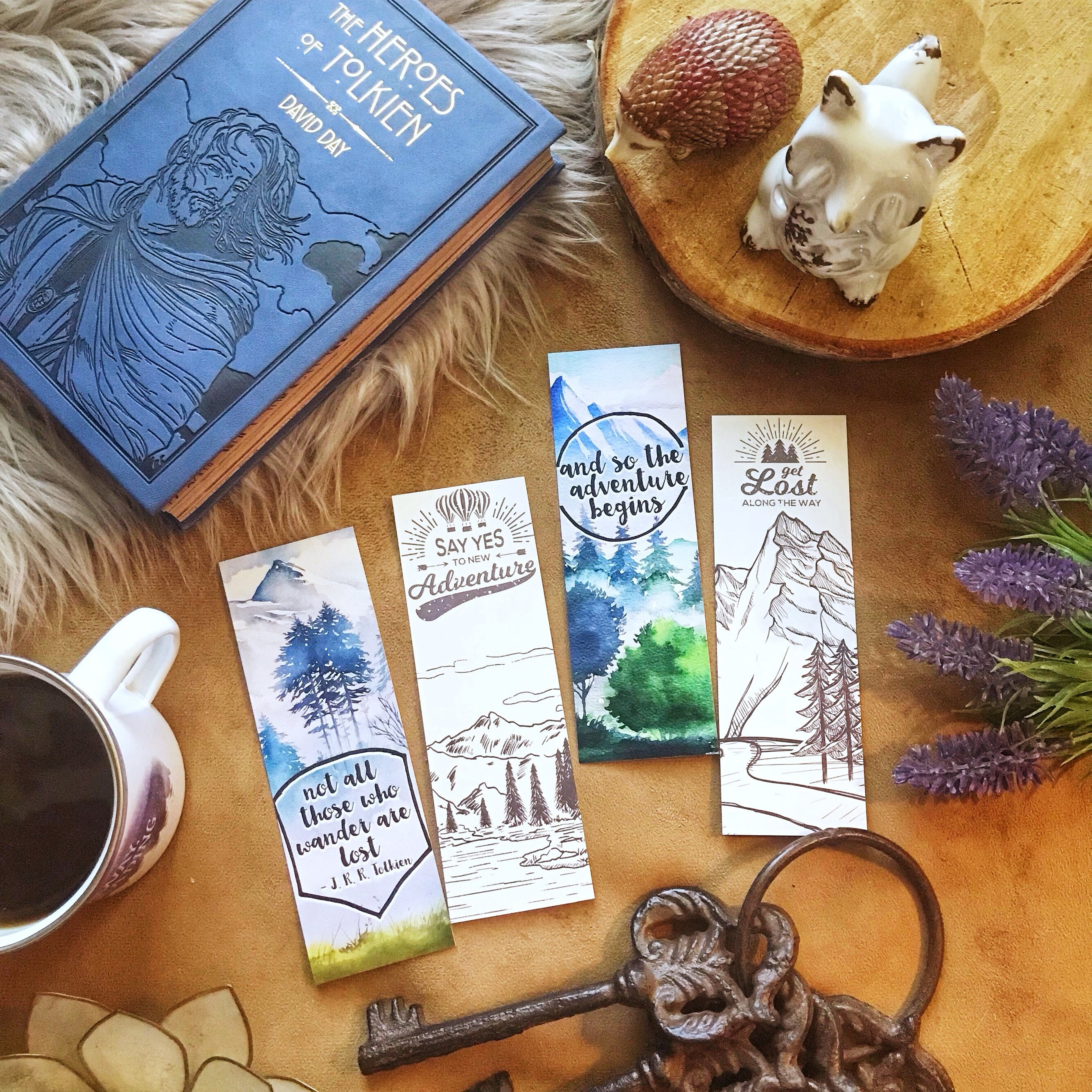 And so the Adventure Begins Printable Bookmarks Not All Those - Etsy Canada