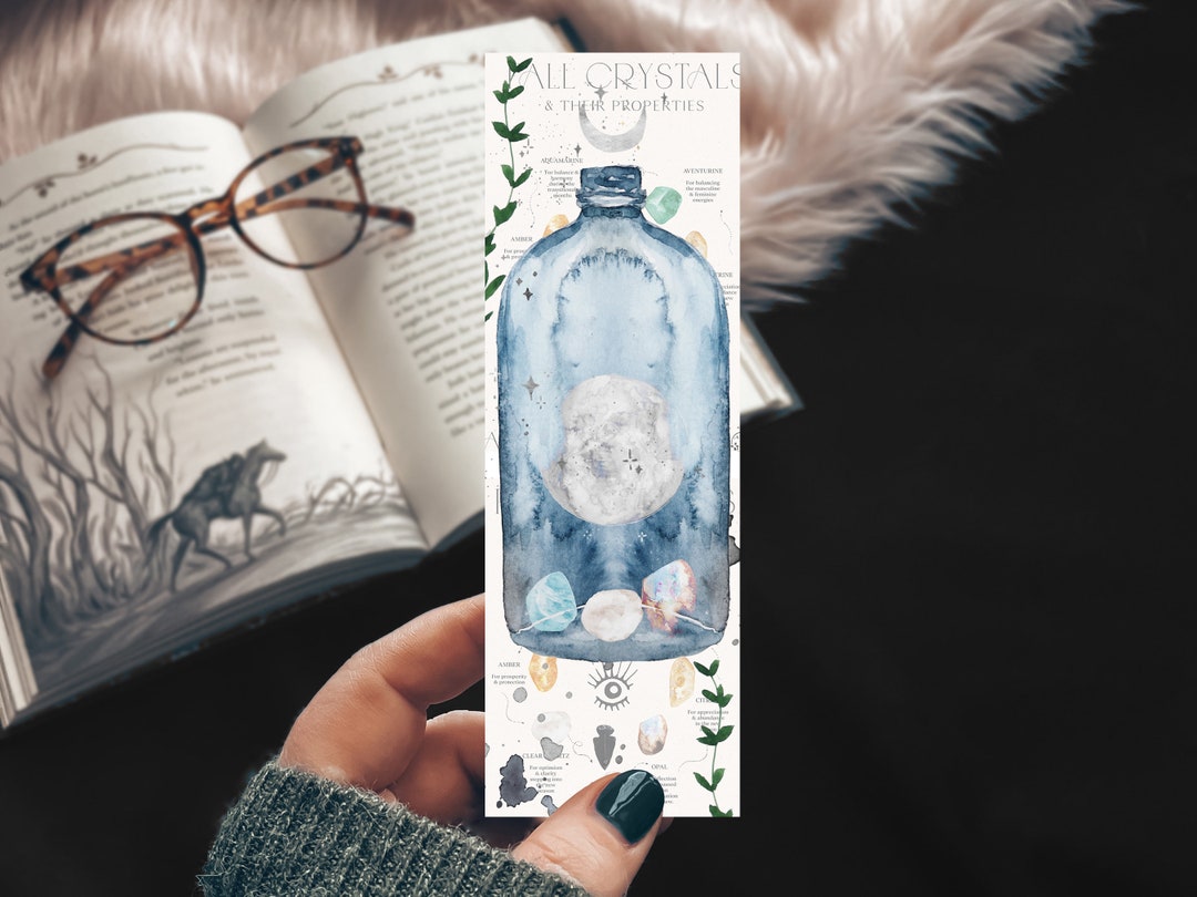 Fall Bookmark, Magic Rituals Autumn Crystals Set of Bookmarks, Fall ...