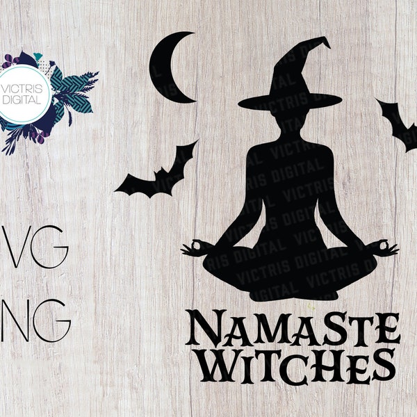 Namaste Witches Svg - Etsy