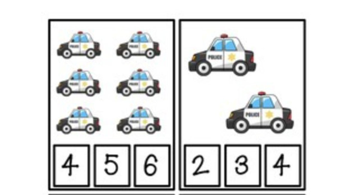 Community Helpers Math Activity Bundle preschool/daycare/kindergarten ...