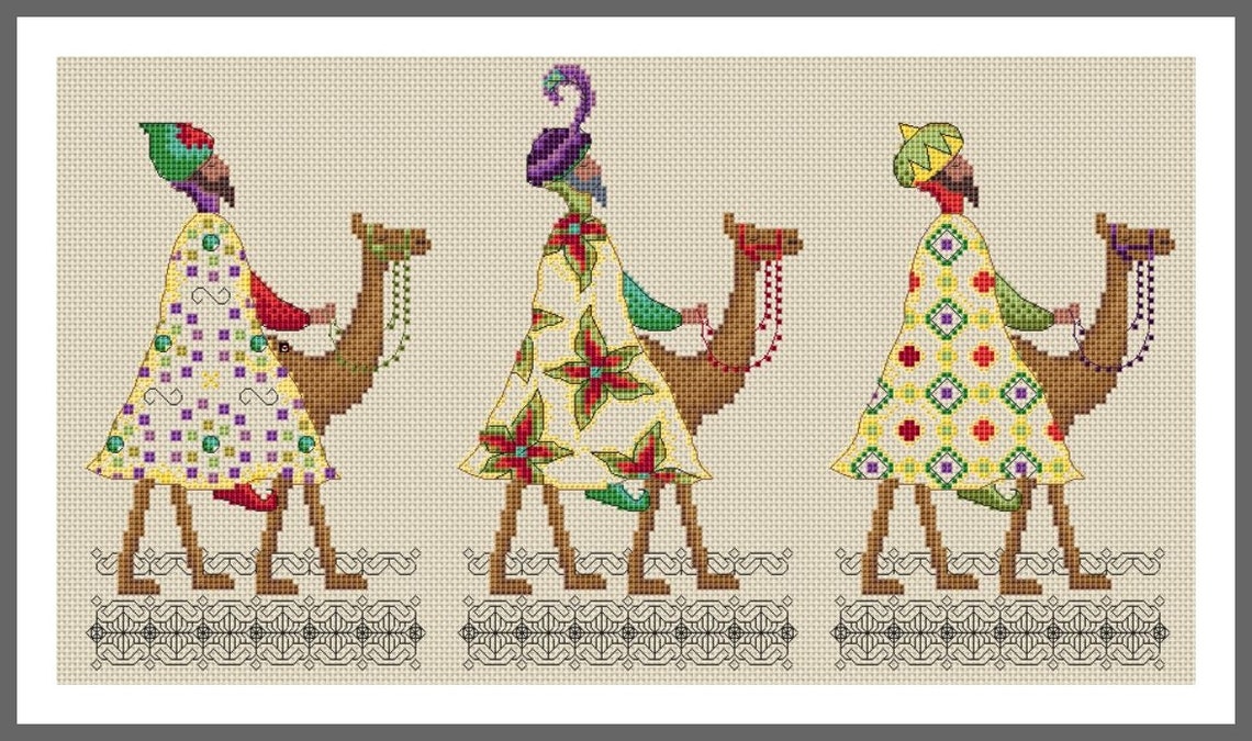 We Three Kings PDF Cross Stitch Chart / Pattern Instant Download. - Etsy