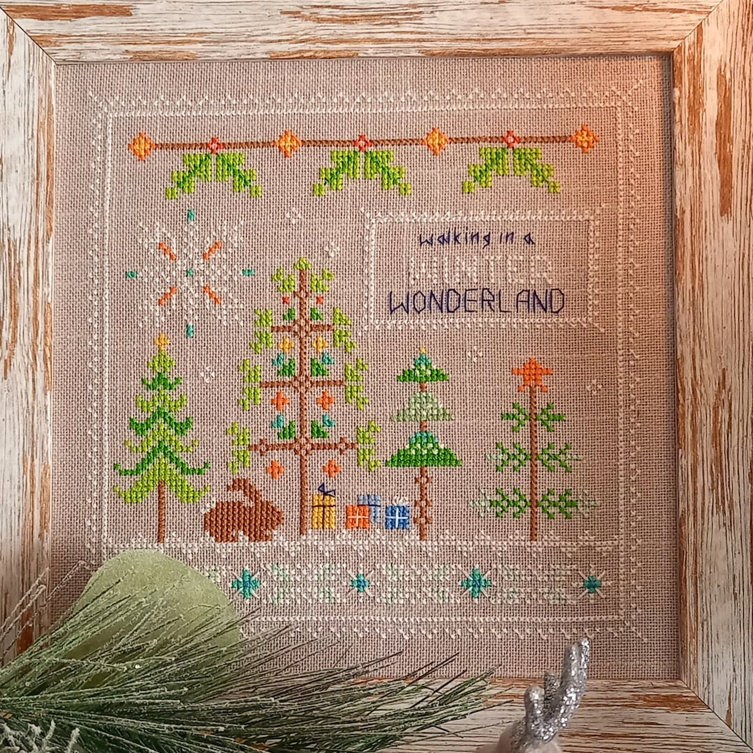 Walking in a Winter Wonderland . PDF Cross Stitch Charts / Pattern. - Etsy