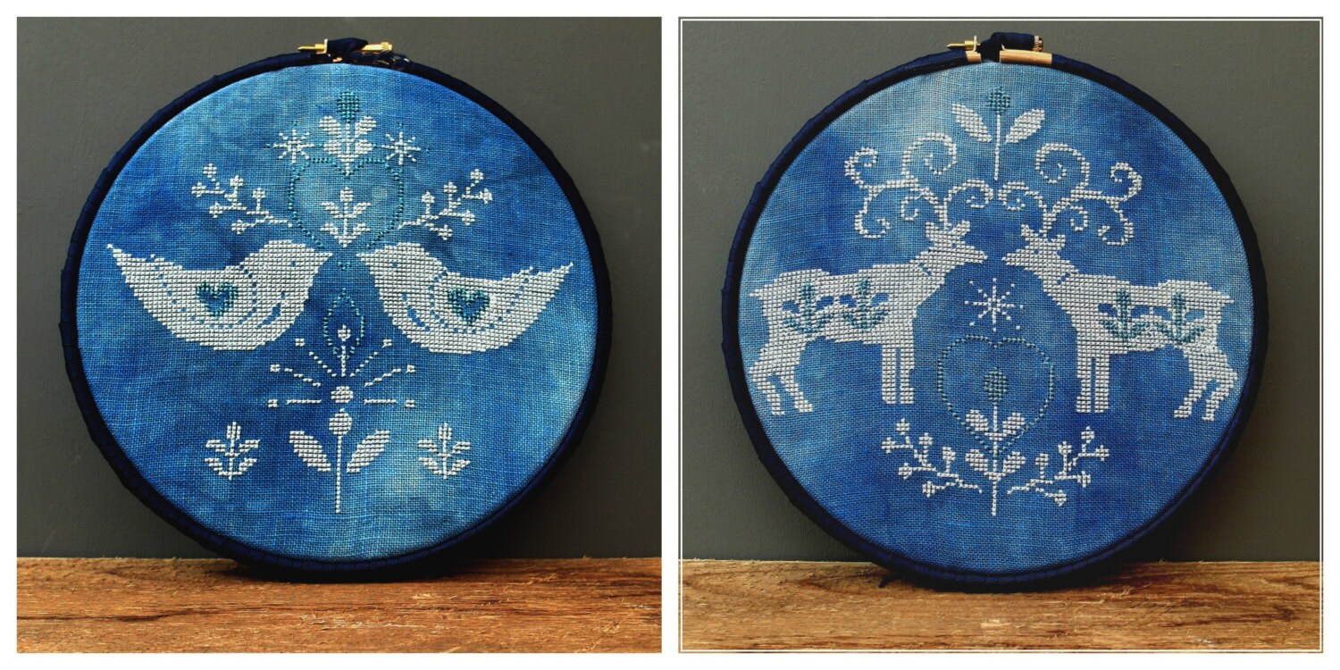 NORDIC BIRDS . PDF Cross Stitch Charts / Pattern. - Etsy