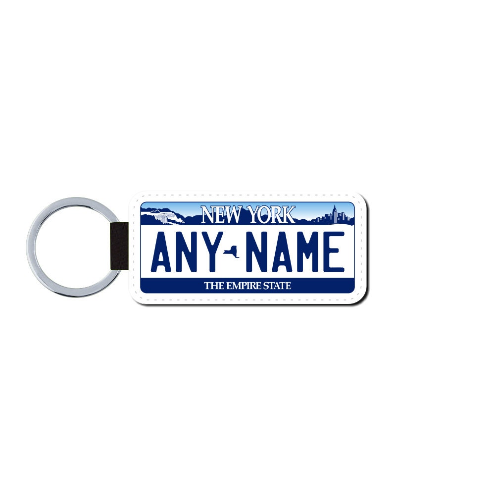 Personalized New York License Plate Any Name Choose Your - Etsy