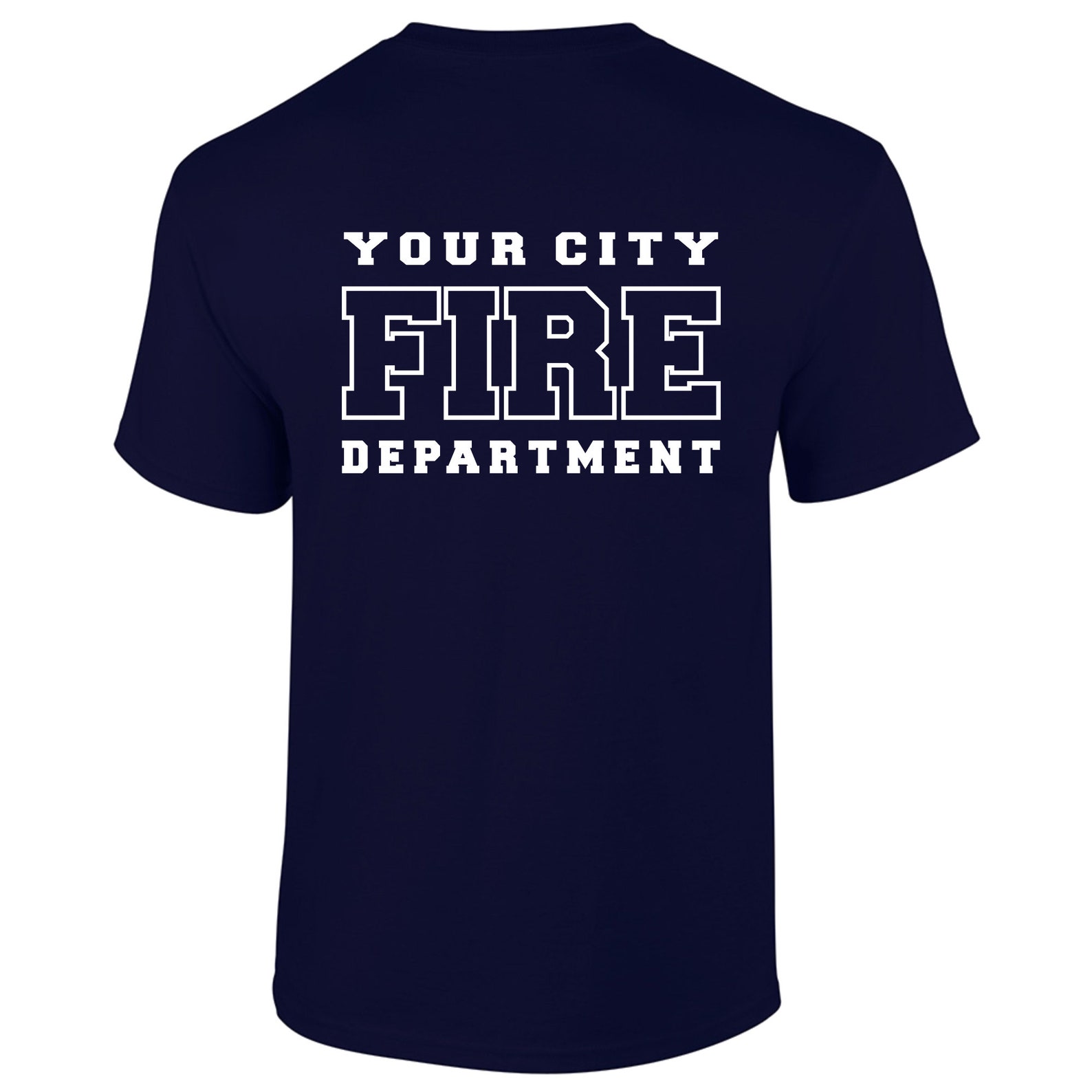 Personalized Fire Department T-shirt - Your Department - Made to Order ...