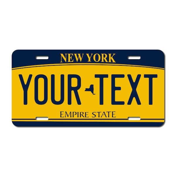 Custom Nyc License Plates - Etsy