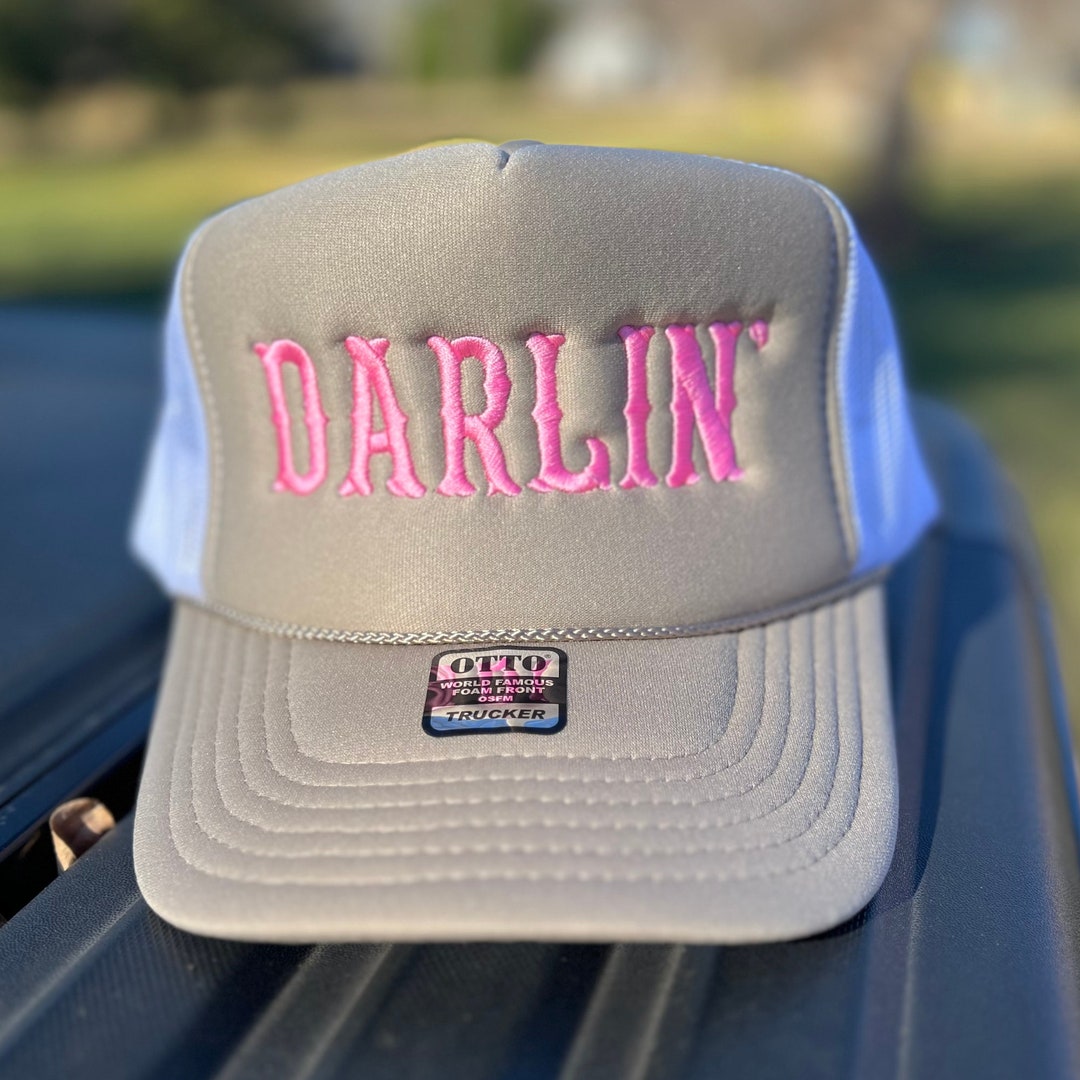 Darlin' Embroidered Trucker Hat - Etsy