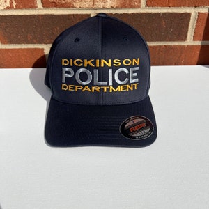 Police Custom Embroidered Flexfit Cap Hat Personalized With Your ...