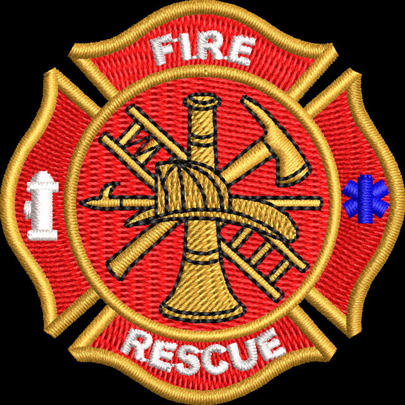 Fire Department Polo Shirt - Custom Embroidery - Your Department Name ...