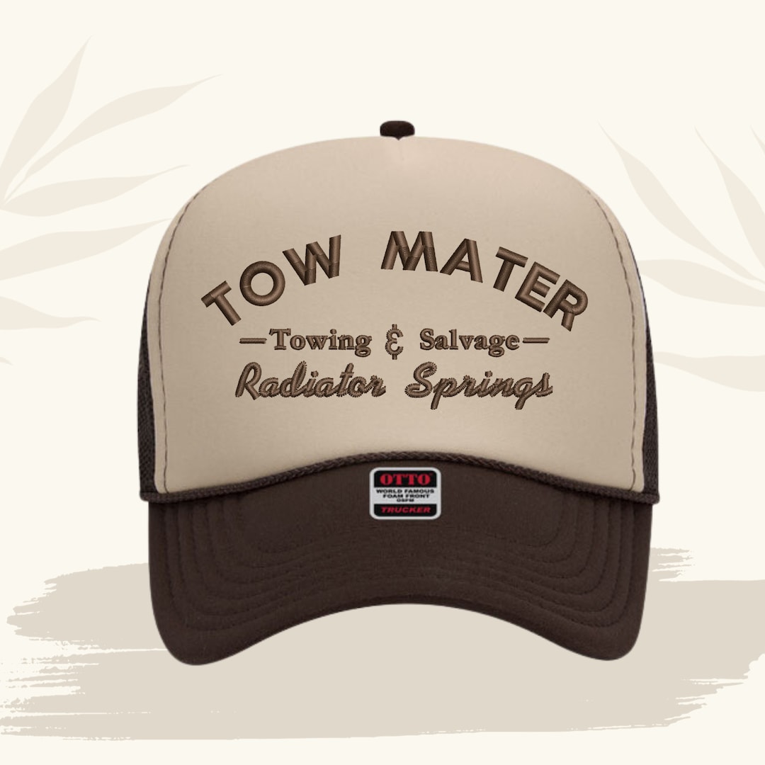 Tow Mater Towing & Salvage Embroidered Trucker Hat - Etsy