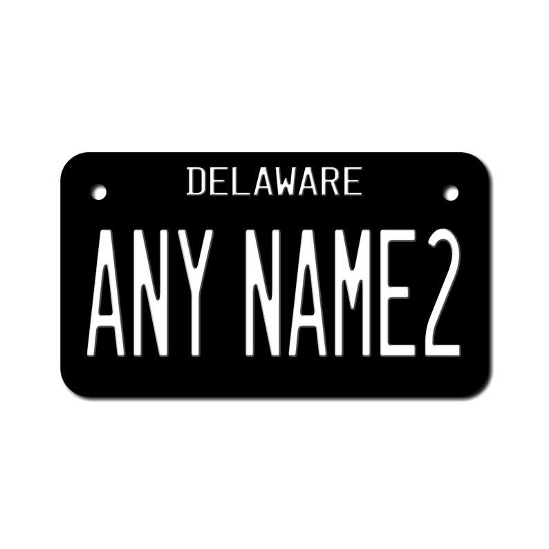Personalized Delaware Novelty License Plates 5 Sizes for Toy | Etsy