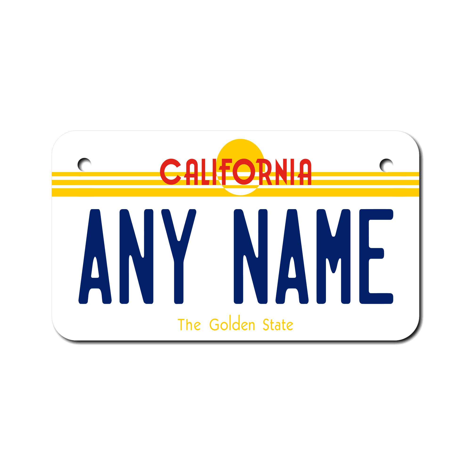 Personalized California License Plates Any Name Choose Your - Etsy