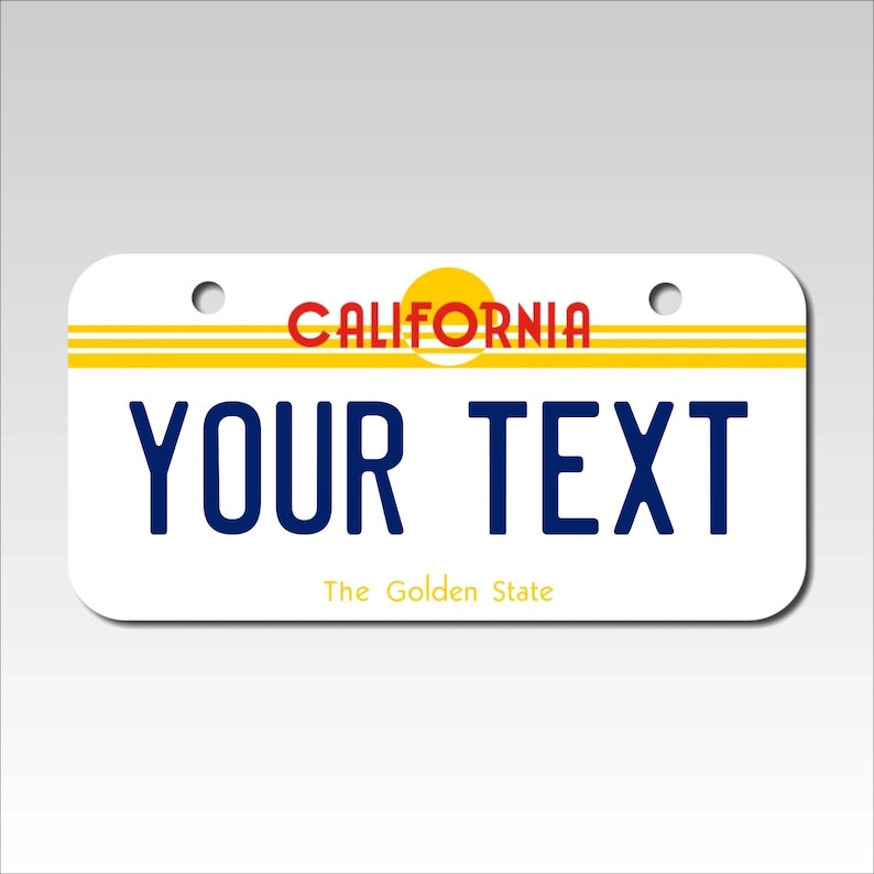 Personalized California License Plates - Any Name, Choose Your Plate ...