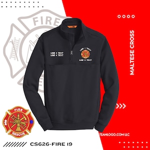 Fire Department Work Shirt - Custom Embroidery - Your Department Name ...