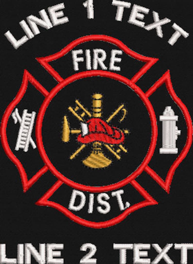 Fire Department Work Shirt - Custom Embroidery - Your Department Name ...