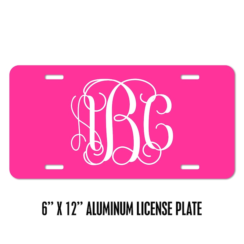 License Plate Letters - Etsy