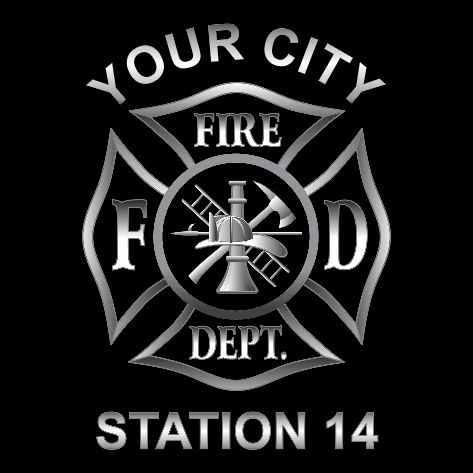 Personalized Fire Department T-shirt Your Department Made - Etsy