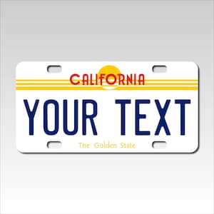 Personalized California License Plates - Any Name, Choose Your Plate ...