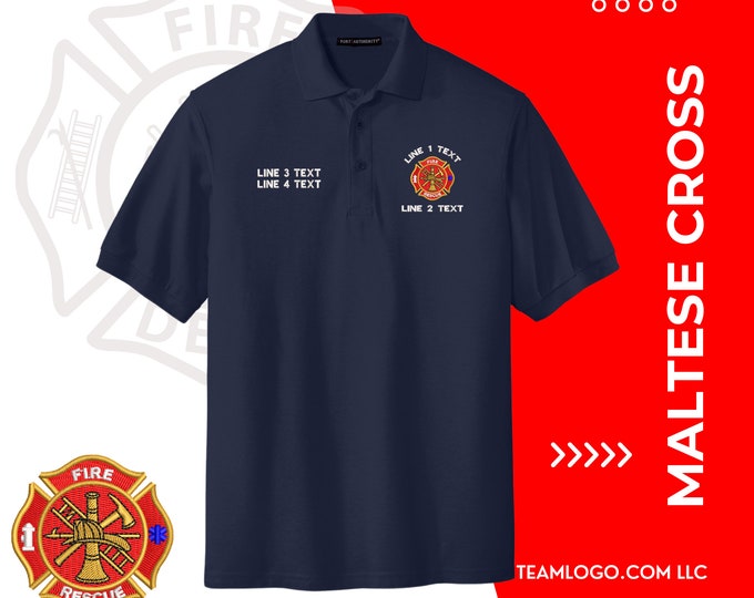 Personalized Fire Rescue EMS EMT Firefighter Paramedic T-shirt With 2 ...