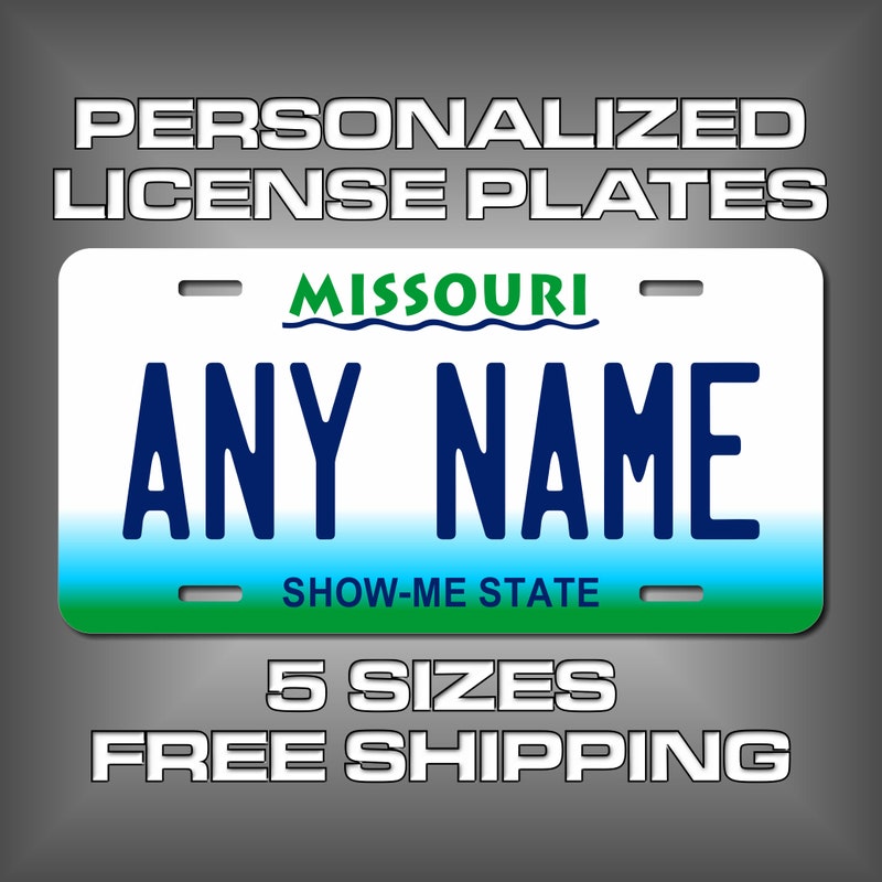 Personalized Missouri Plate - Etsy
