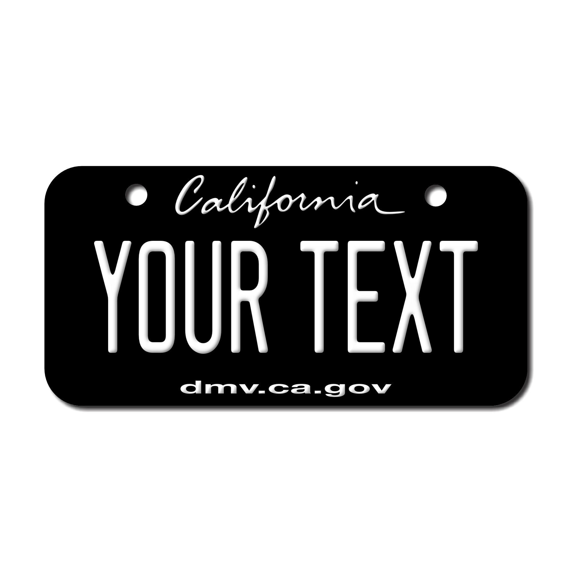 Personalized California License Plates - 5 Sizes Version 6 - Etsy