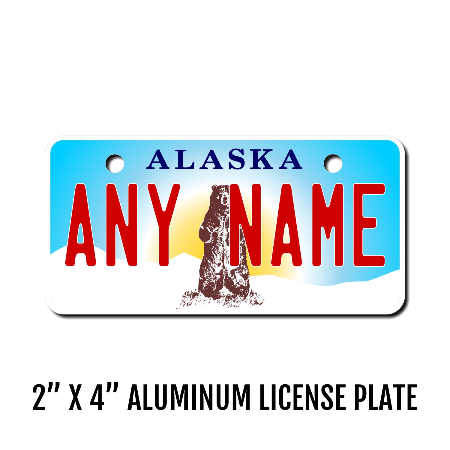 Personalized Alaska Novelty License Plates 5 Sizes for Toy | Etsy