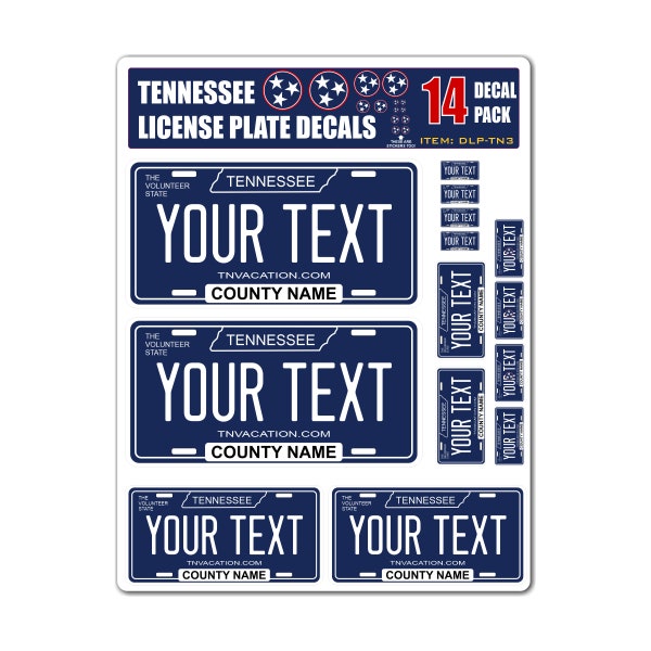 Tennessee License Plate - Etsy