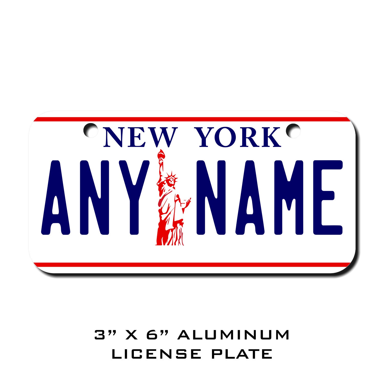 Personalized New York License Plates - Any Name, Choose Your Plate Size ...